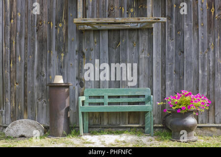 Designated smoking area Outdoor bench in smoking zone permitted Stock ...