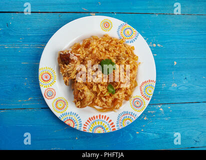 Kenyan Chicken biryani Stock Photo - Alamy