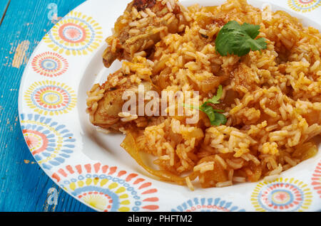Kenyan Chicken biryani Stock Photo - Alamy
