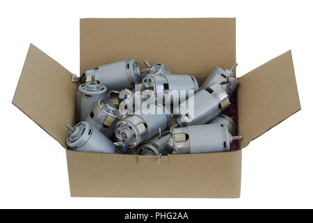 Packing for your electric motor Stock Photo - Alamy
