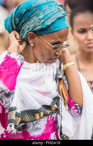Members of Eritrea's Tigrayan, Bilen, and Tigre tribes congregate along ...