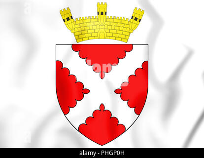 3D Zabbar coat of arms, Malta. 3D Illustration Stock Photo - Alamy