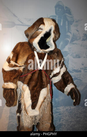 Traditional Inuit Clothing Unikkaarvik Visitor Centre, Iqaluit, Nunavut ...