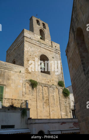 Italy, region Apulia, Otranto, church in the historical downtown Stock ...