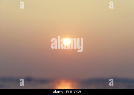 Sea sunset soft blurred background, ocean sunrise, tropical island ...