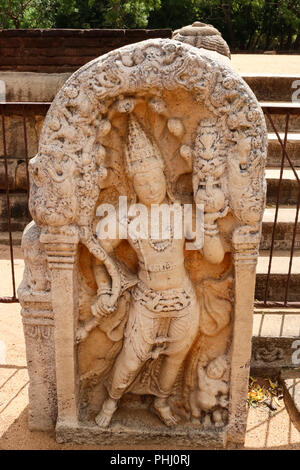 Guard stone or Muragala at Anuradhapura Stock Photo - Alamy