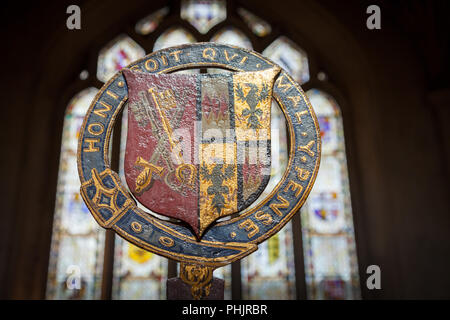 A coat of arms in Bath UK Stock Photo - Alamy
