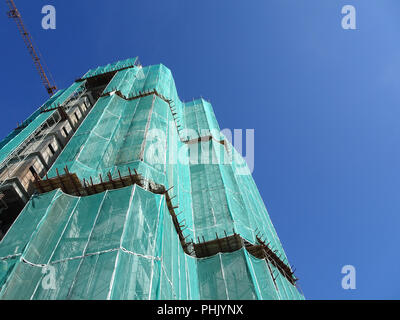 Catch platform or other construction projection from the face of a ...