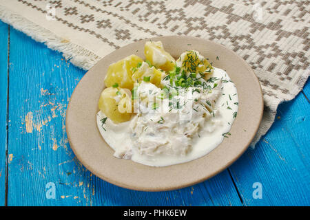 Plokkfiskur - Traditional Icelandic Cuisine, Icelandic fish stew Stock ...
