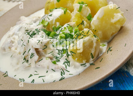 Plokkfiskur - Traditional Icelandic Cuisine, Icelandic fish stew Stock ...