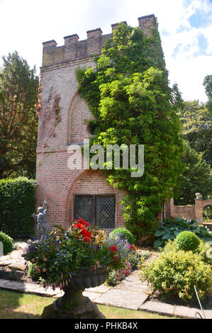 Statue of Fame, the Roman goddess of news and rumour, Tatton Park ...