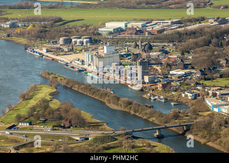 D-Wesel, Rhine, Lower Rhine, Rhineland, North Rhine-Westphalia, NRW ...