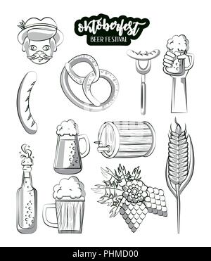 Set of oktober festival emblems Stock Vector Image & Art - Alamy