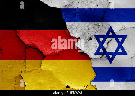 Flags of Germany and Israel Stock Photo - Alamy