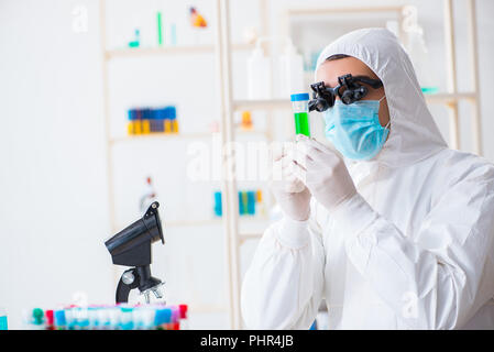 The chemist working on cannabis extract for medical purposes Stock ...