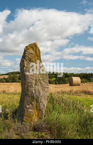 Standing Stone near Noranside, Forfar. Local tradition says that the ...