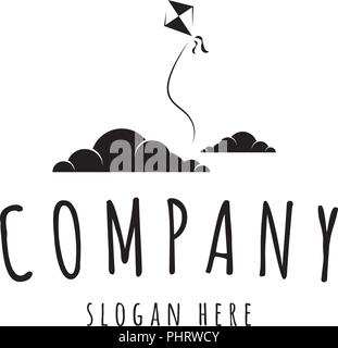 kite vector logo illustration template design Stock Vector Image & Art ...