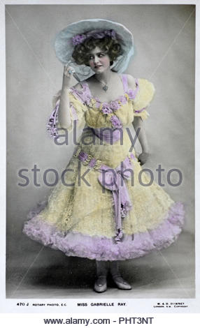 Gabrielle Ray (British actress) in 'The Merry Widow' - photo by Foulsham & Banfield, London, c ...