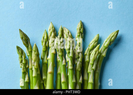 Texture of green asparagus view front Stock Photo - Alamy
