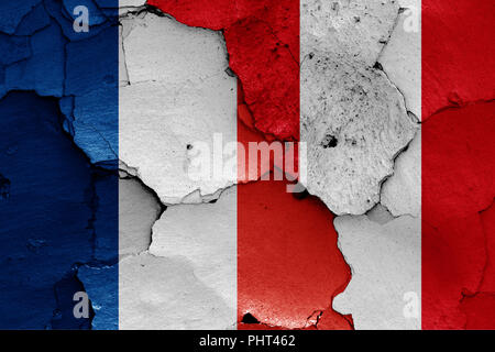 Flags of France and Peru Stock Photo - Alamy