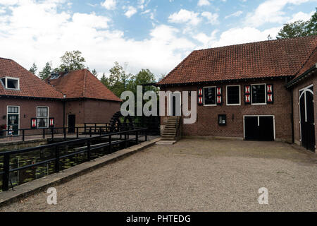 The Netherlands, Denekamp, Water mill on estate Singraven Stock Photo ...