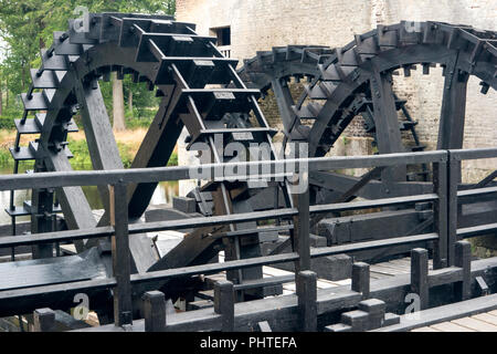 The Netherlands, Denekamp, Water mill on estate Singraven Stock Photo ...