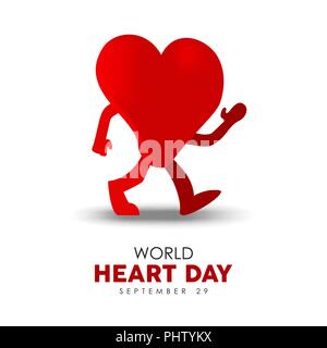 World Heart Day Stock Vector Image & Art - Alamy
