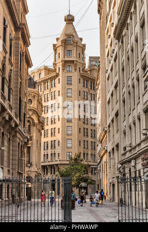 The vintage building in Santiago, Chile Stock Photo - Alamy