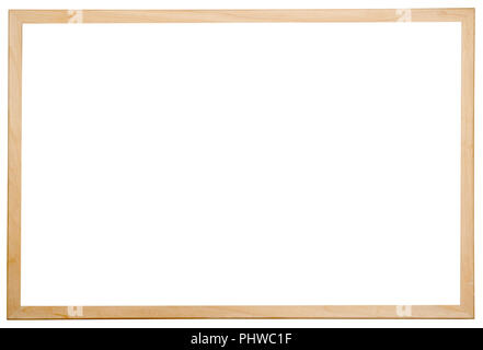 modern simple narrow wooden picture frame with cut out blank space ...