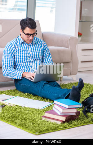 Student doing distance MBA online training Stock Photo - Alamy