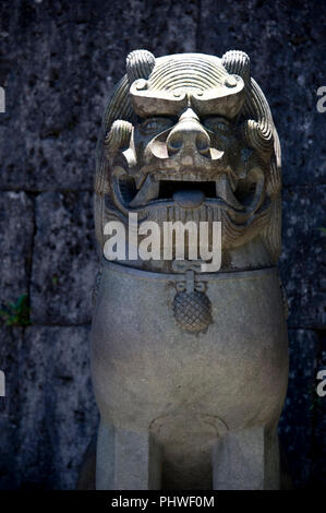 Shuri Castle Kankaimon gate Stock Photo - Alamy