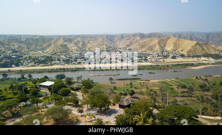 Aerial of the Catumbela river, Benguela, Angola, Africa Stock Photo - Alamy
