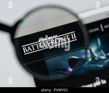 The logo for Star Wars Battlefront II, a popular video game in the Star ...