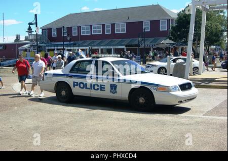 A Halifax Regional Police car, a Ford Police Interceptor, parked ...