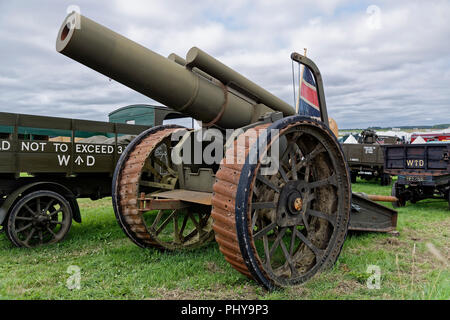 British 6 inch Howitzer, WW1 Stock Photo: 66155169 - Alamy
