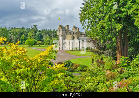BALLINDALLOCH CASTLE AND GARDENS BANFFSHIRE SCOTLAND IN SUMMER THE ...