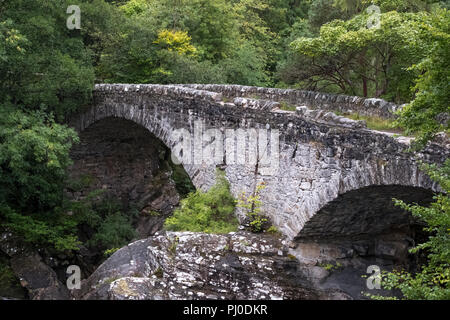 Invermoriston Bridge, Highland, Scotland, August 2018. Historic Bridge ...