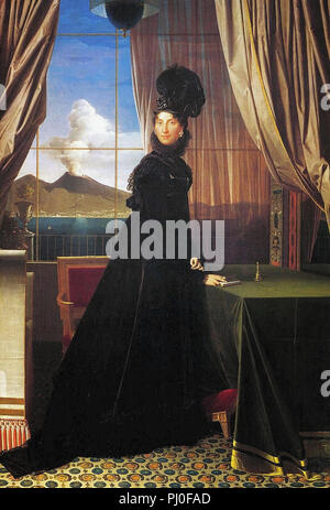 Jean Auguste Dominique Ingres, Caroline Bonaparte (Caroline Murat ...
