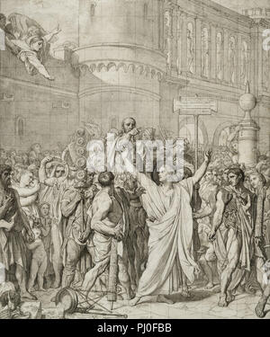 Ingres Jean Auguste Dominique - the Martyrdom of St. Symphorian 3 Stock ...