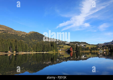 Valbella, Switzerland, view of the Lenzerheide Stock Photo - Alamy