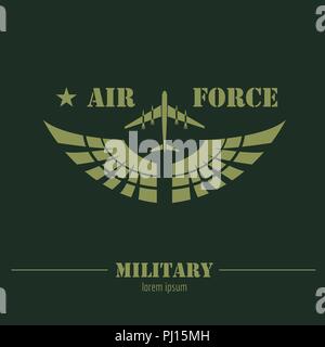 Military and armored vehicles logos and badges. Graphic template ...