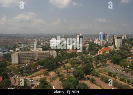Panoramic city skyline of Kampala, Uganda Stock Photo - Alamy