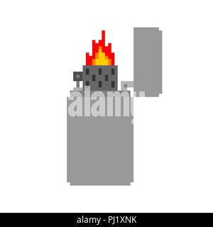 vector pixel art cigar isolated cartoon Stock Vector Image & Art - Alamy