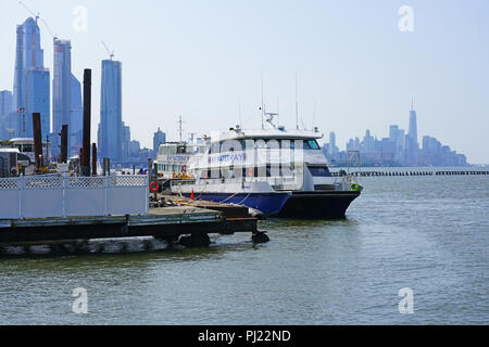 Port Imperial Ferry Terminal in Weehawken, NJ Stock Photo: 94118293 - Alamy