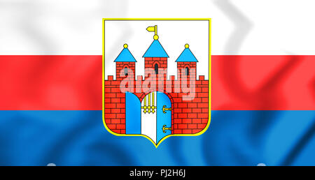 Kuyavian-Pomeranian Voivodeship Flag Stock Photo - Alamy