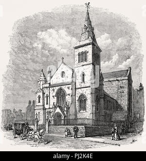 New Trinity College Kirk, Jeffrey Street, Edinburgh, Scotland, 18th ...
