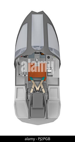 airplane pilot inside cockpit Stock Photo - Alamy