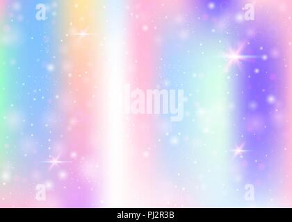 Unicorn background with rainbow mesh Stock Vector Image & Art - Alamy