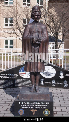 A statue in Scranton, Pennsylvania honors Carol Ann Drazba, the first ...