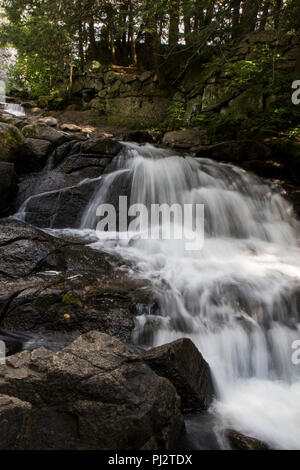 The Carbide-Wilson Ruins and Waterfall Stock Photo - Alamy